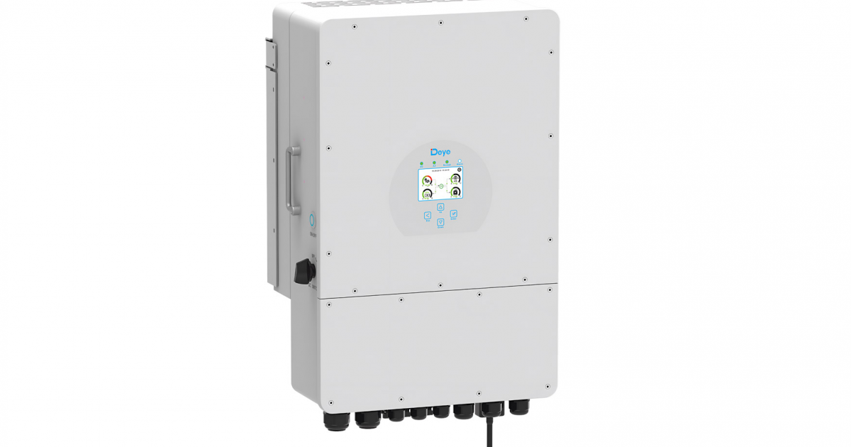5kW Deye hybrid inverter, low-voltage, three-phase, 2 MPPTs, hybrid inverter model SUN-5K ...